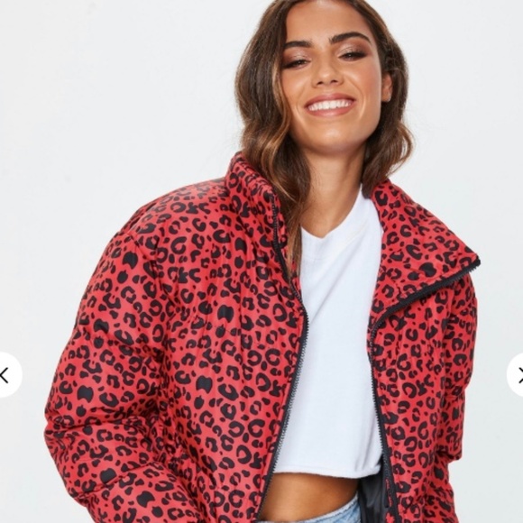 Missguided | Jackets & Coats | Animal Print Puffer Jacket | Poshmark